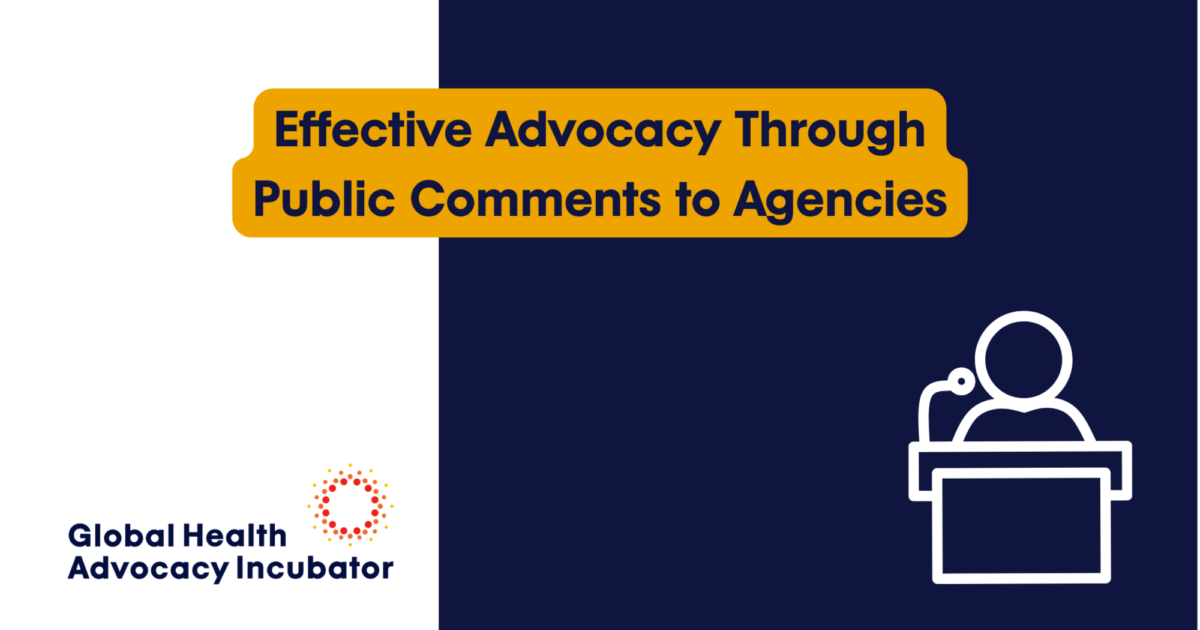 Global Health Advocacy Incubator - Effective Advocacy Through Public…
