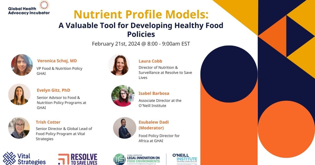 Global Health Advocacy Incubator - Navigating the Food Policy…